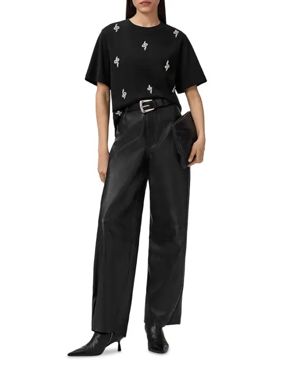 ALLSAINTS Rhea Lisa Embellished Tee