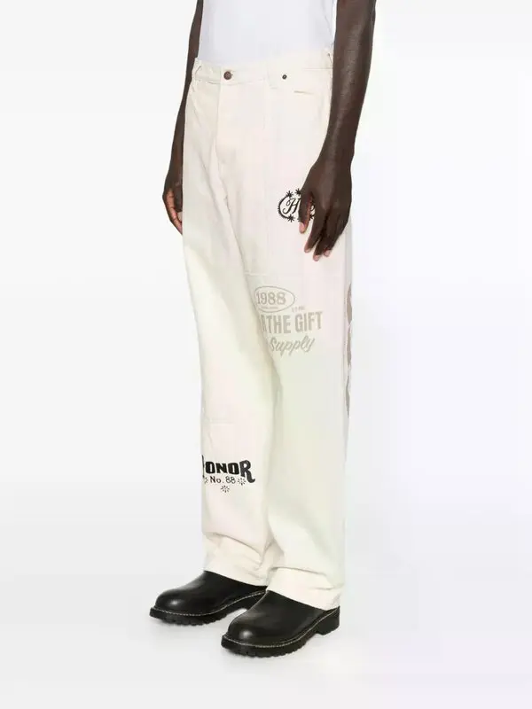 HONOR THE GIFT Logo-print Trousers