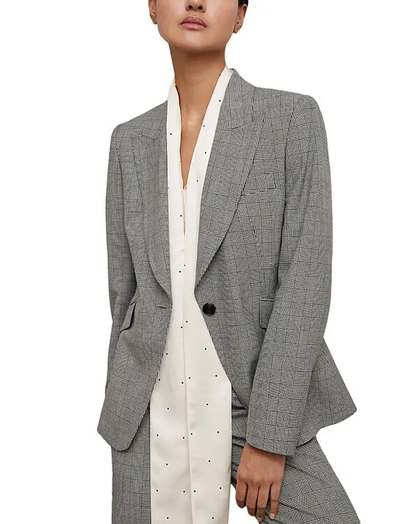 REISS Brooklyn Check Blazer