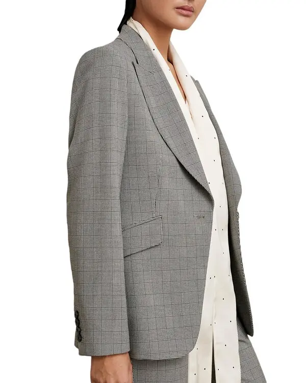 REISS Brooklyn Check Blazer