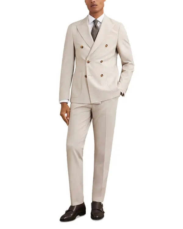 REISS Belmont Textured Weave Mixer Trouser