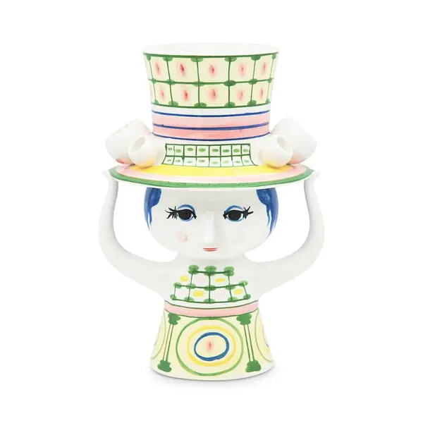 ROSENDAHL Lady With Hat 9.6 Vase - Green