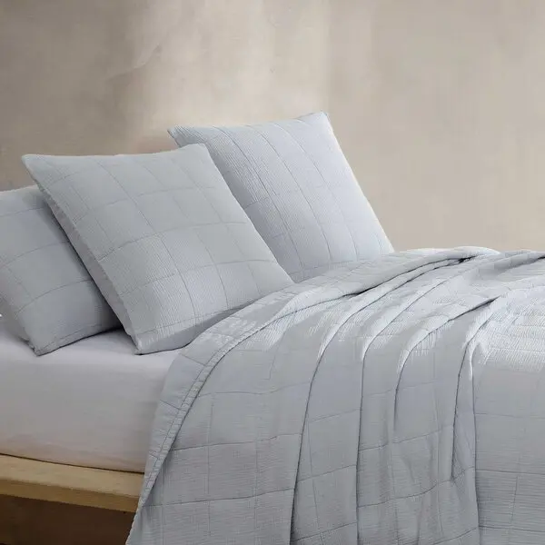 Calvin Klein Cotton Gauze Solid Euro Sham, Set Of 2