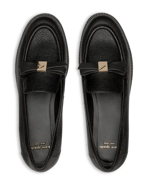 Kate Spade New York Deco Bow Loafer Flats