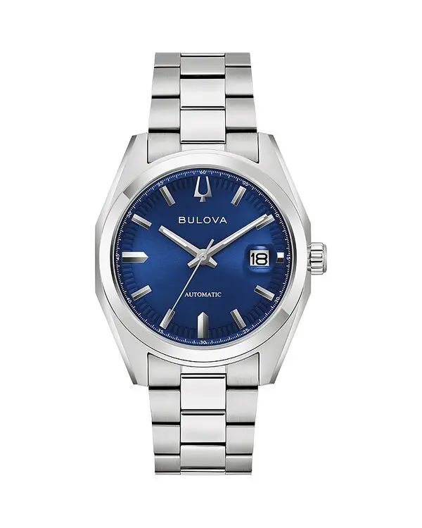 Bulova Classic Surveyor Watch - Blue/silver