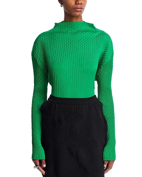 Issey Miyake Sleek Pleats Top