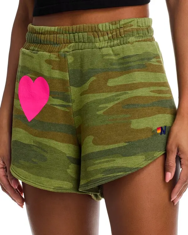 Aviator Nation Heart Graphic Shorts