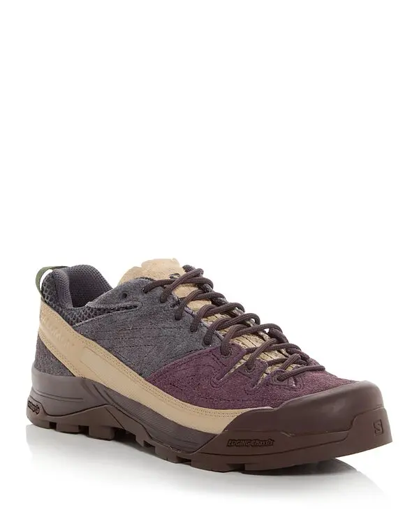 SALOMON X-alp Suede Sneakers - Plum