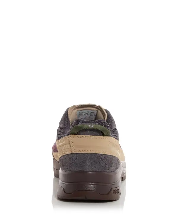 SALOMON X-alp Suede Sneakers - Plum