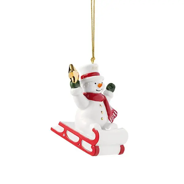 VILLEROY & BOCH Christmas Classics Annual Snowman Ornament 2025 - Multi
