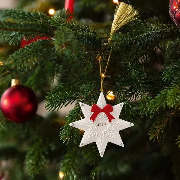 VILLEROY & BOCH Christmas Classics Annual Star Ornament 2025