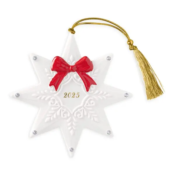 VILLEROY & BOCH Christmas Classics Annual Star Ornament 2025
