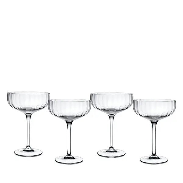 VILLEROY & BOCH Rose Garden Coupe Champagne Glass, Set Of 4 - No Color