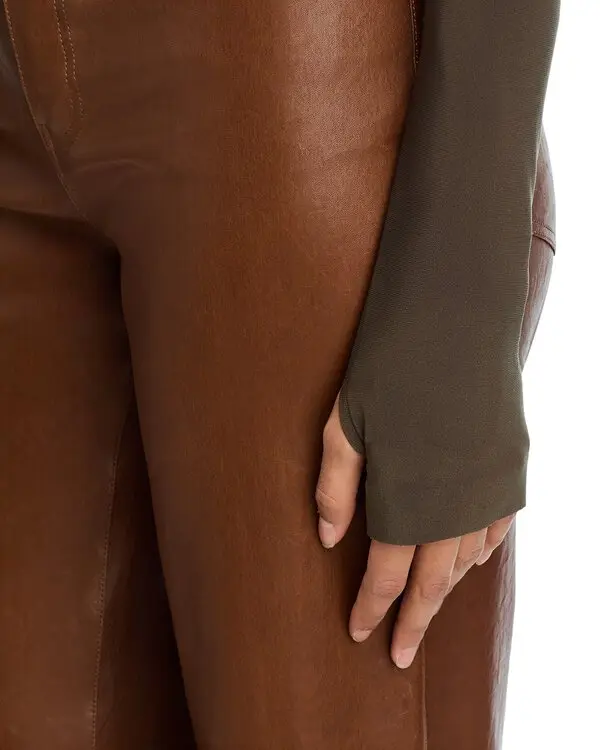 Norma Kamali Turtleneck Bodysuit - Bark