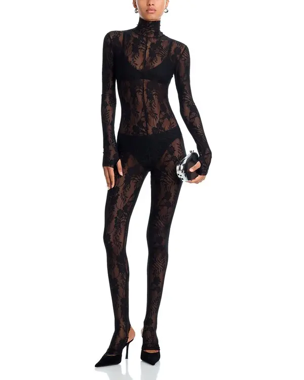 Norma Kamali Lace Catsuit