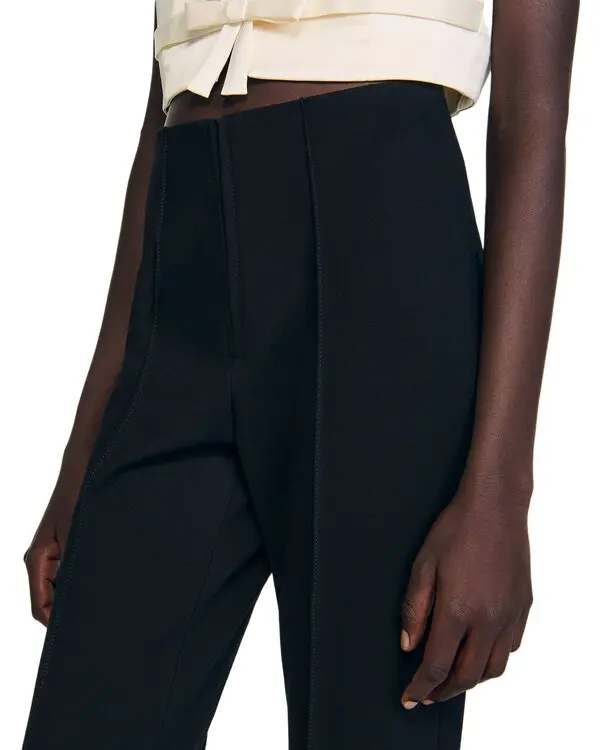 Sandro Straight Leg Trousers