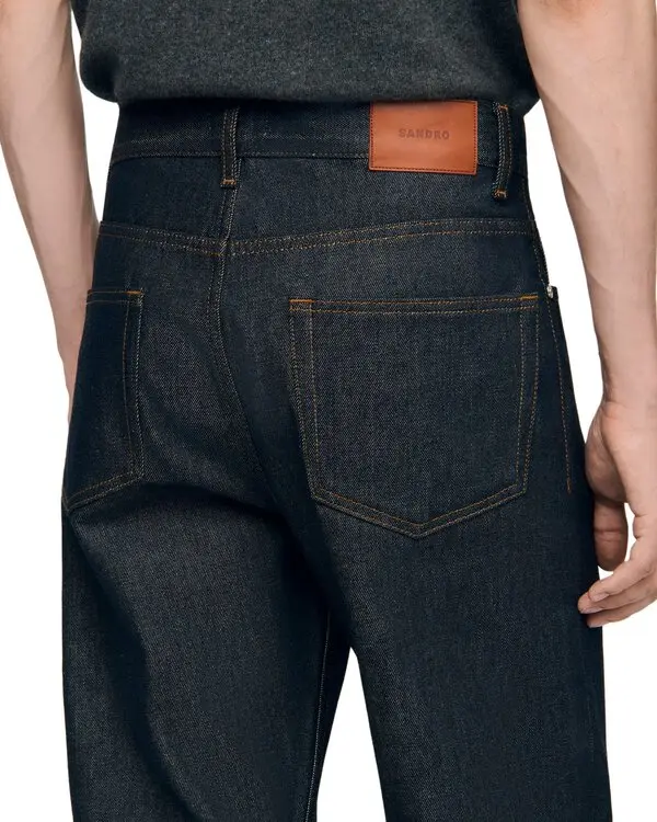 Sandro Regular Fit Jeans - Raw Denim