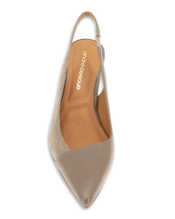 Andre Assous Laina Slingback Wedge Pumps - Desert Taupe