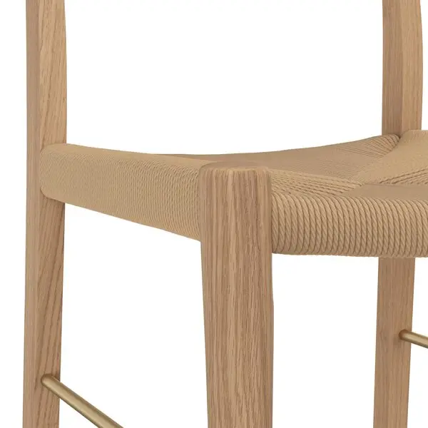 SUNPAN Bondi Counter Stool, Light Oak