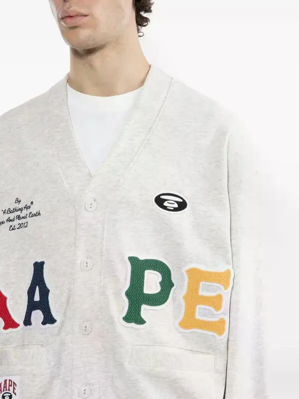 AAPE BY *A BATHING APE Logo-appliqué Sweatshirt - Grey