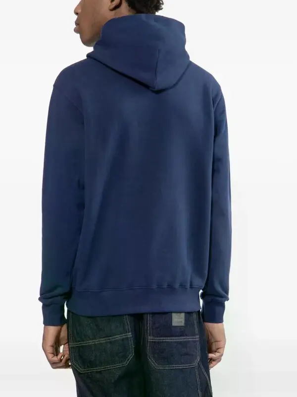 CHOCOOLATE Logo-embossed Hoodie - Blue