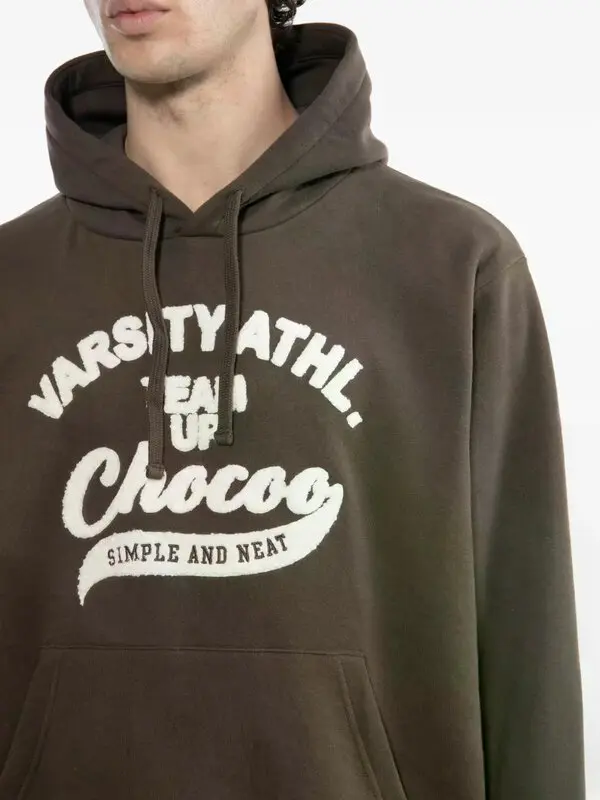 CHOCOOLATE Logo-appliqué Hoodie