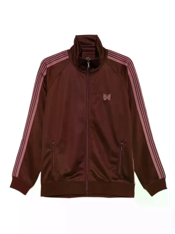Needles Striped Zip Jacket - Brown