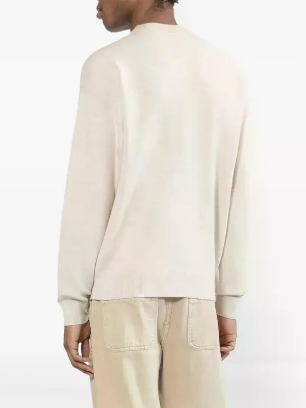 AAPE BY *A BATHING APE Logo-patched Crewneck Sweatshirt - Neutrals