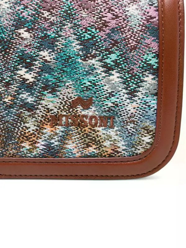 Missoni Patterned Leather Cross Body Bag