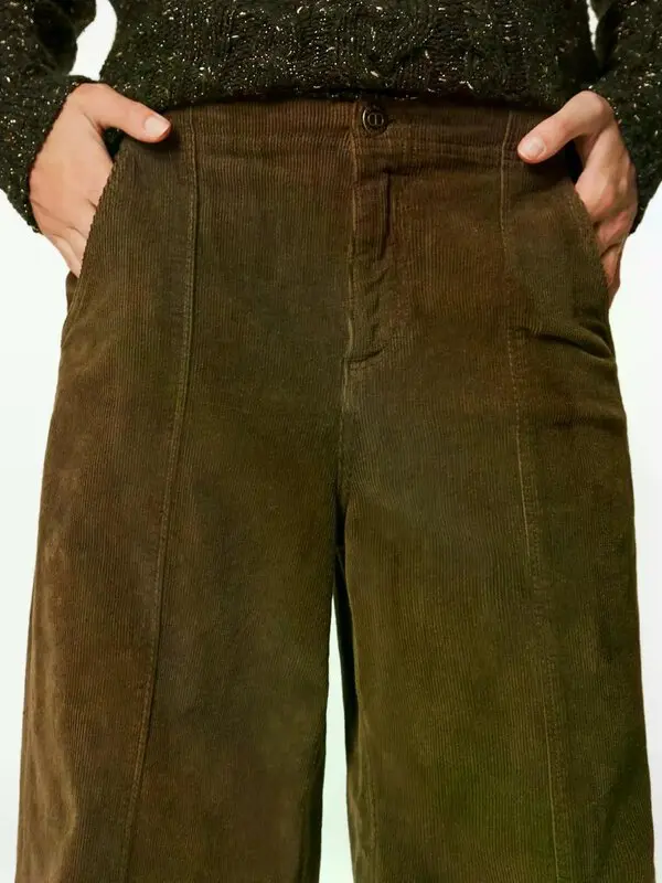 TWINSET Corduroy Trousers - Brown
