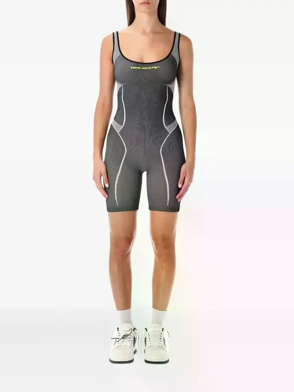 Off-White Race Logo Arrow Seamless Playsuit