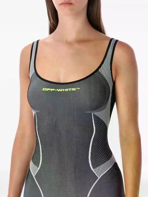 Off-White Race Logo Arrow Seamless Playsuit