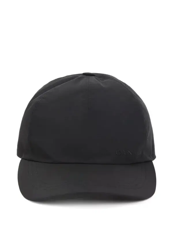 Canali Logo Strap Baseball Cap - Black