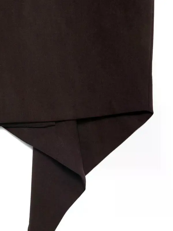 THELATEST Draped Asymmetric Skirt