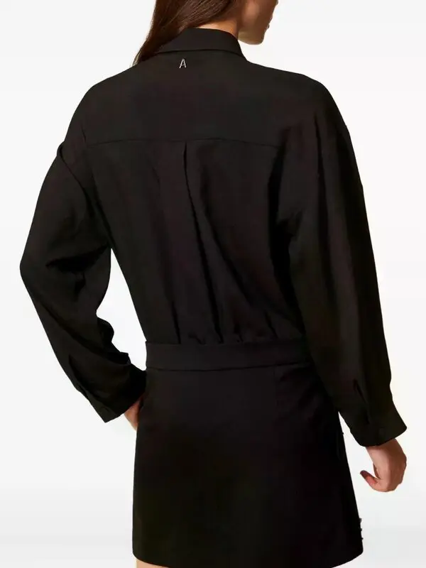 TWINSET Embellished Mini Shirt Dress