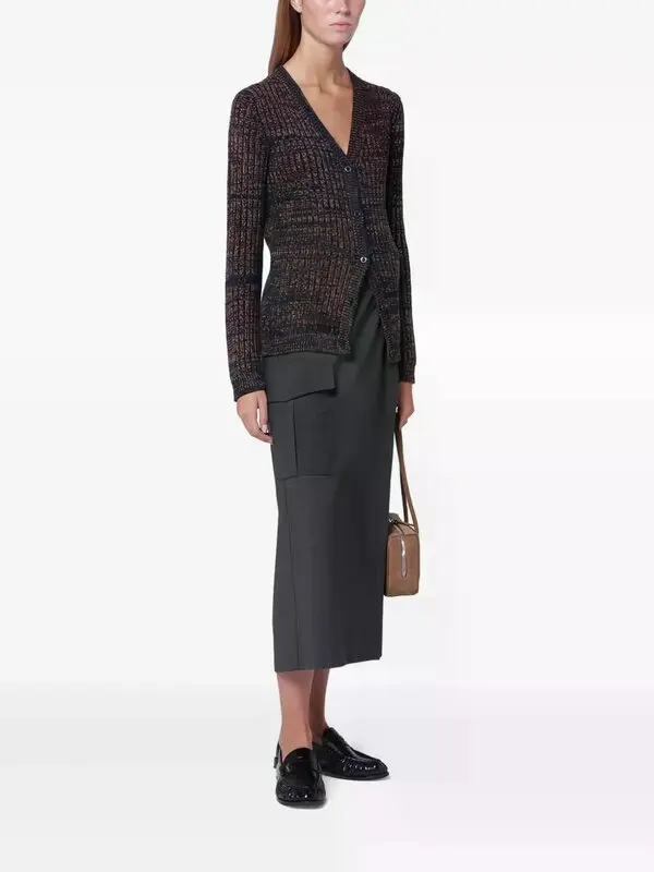 P.a.r.o.s.h Pleated Maxi Wrap Skirt