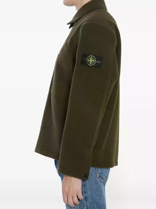 Stone Island Virgin Wool-blend Shirt