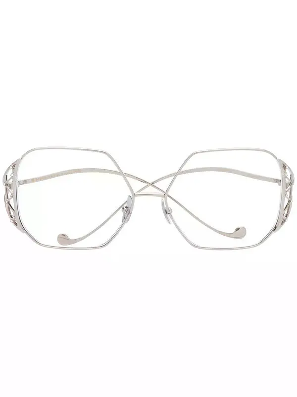 Anna-Karin Karlsson Octagonal Optical Glasses - Silver