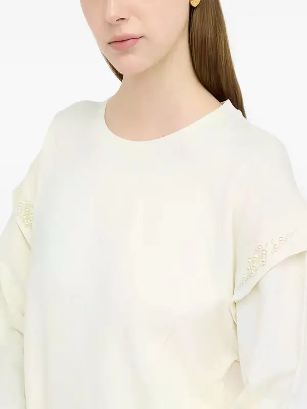 Liu Jo Pearl-embellished Sweatshirt