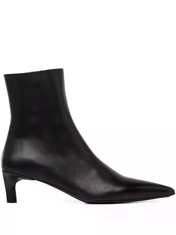 Marsèll Aculeo Basalt Pointed-toe Kitten-heel Boots