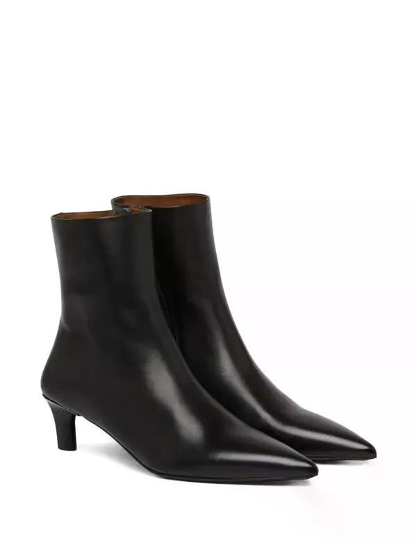 Marsèll Aculeo Basalt Pointed-toe Kitten-heel Boots