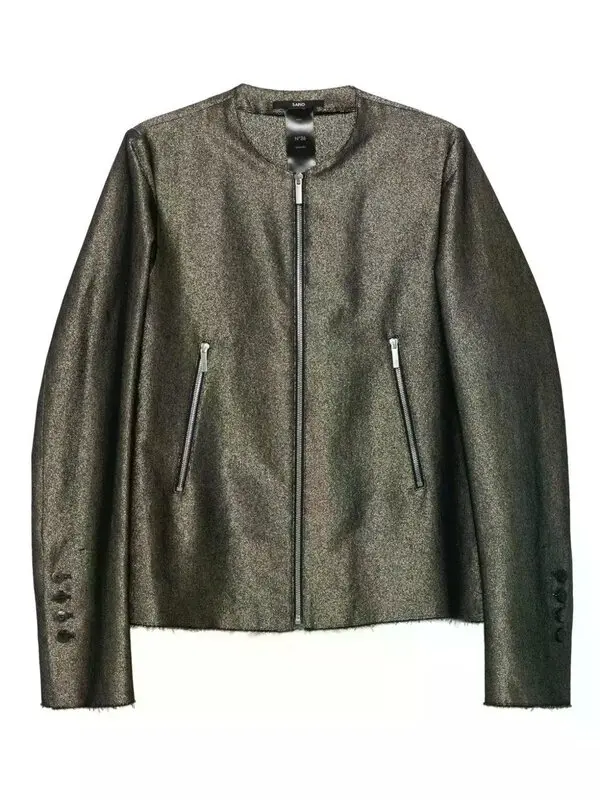 SAPIO Frayed-edge Metallic Jacket