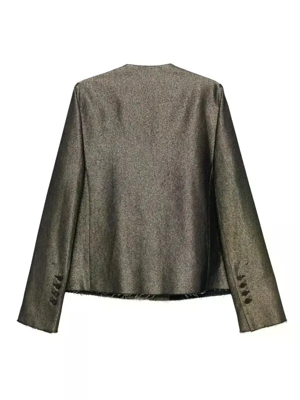 SAPIO Frayed-edge Metallic Jacket