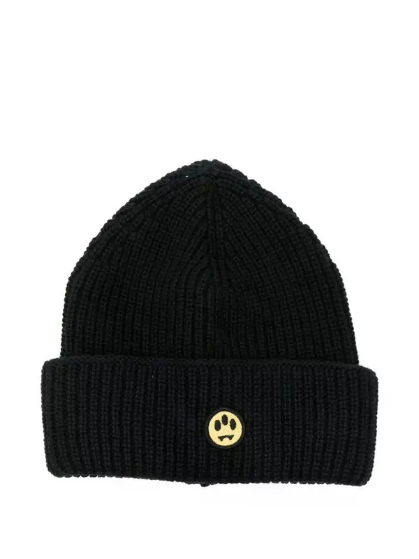 BARROW Cotton Beanie - Black
