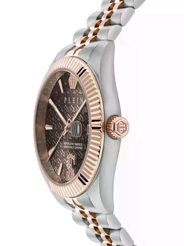 Philipp Plein Date 41mm Watch - Brown