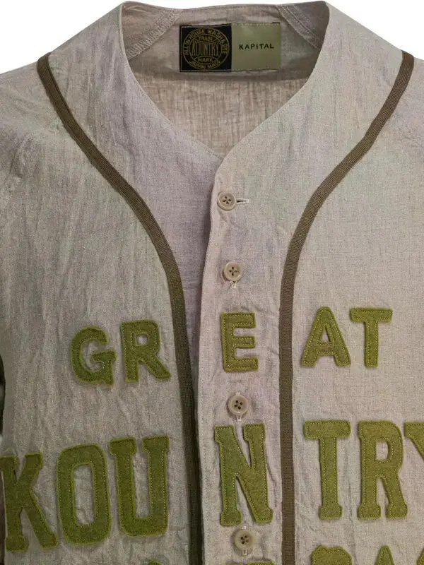 Kapital Appliqué Button Shirt