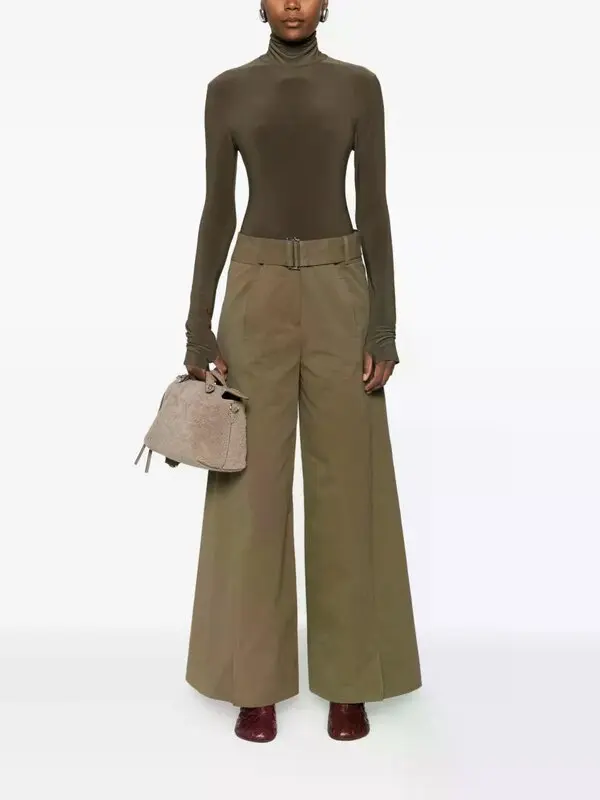 Norma Kamali Long-sleeve High-neck Bodysuit