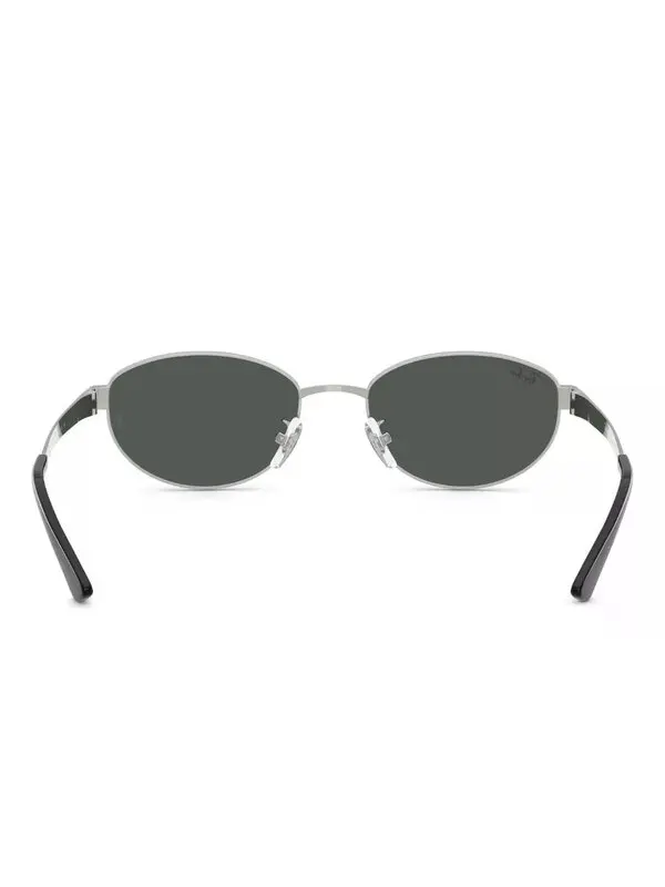 Ray-ban Oval-frame Sunglasses - Silver