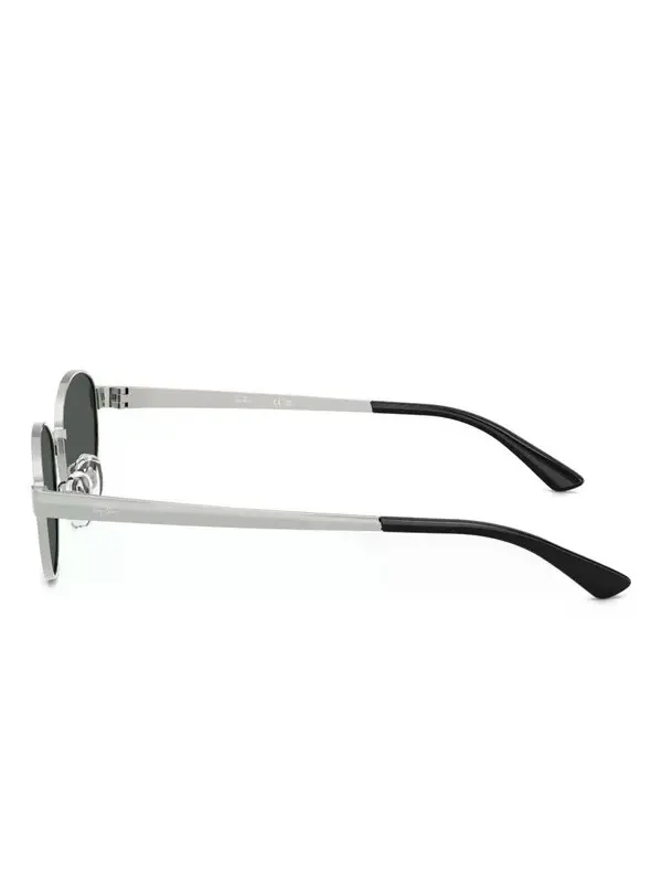 Ray-ban Oval-frame Sunglasses - Silver