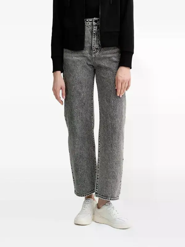 Armani Exchange Acid-wash Jeans - Grey